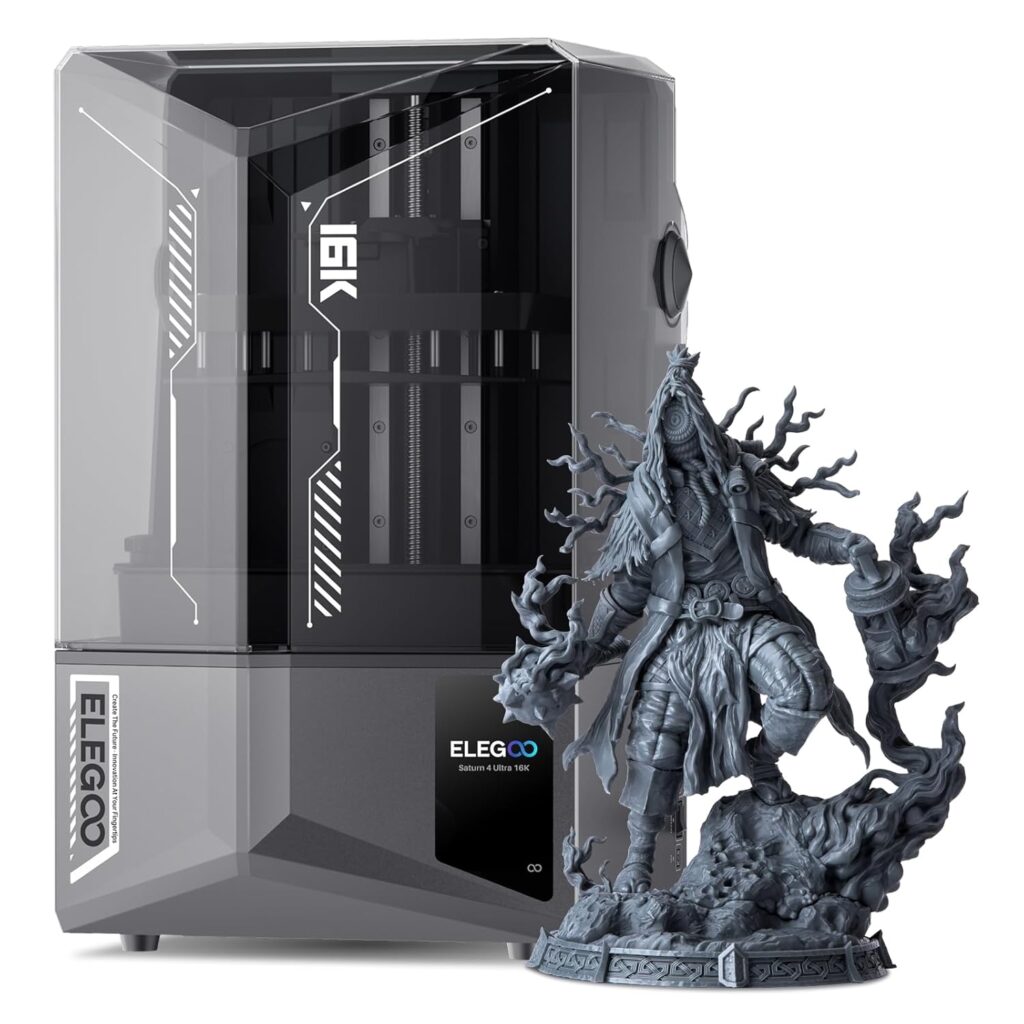 ELEGOO Saturn 4 Ultra 16K Resin 3D Printer Review High Resolution Fast ...