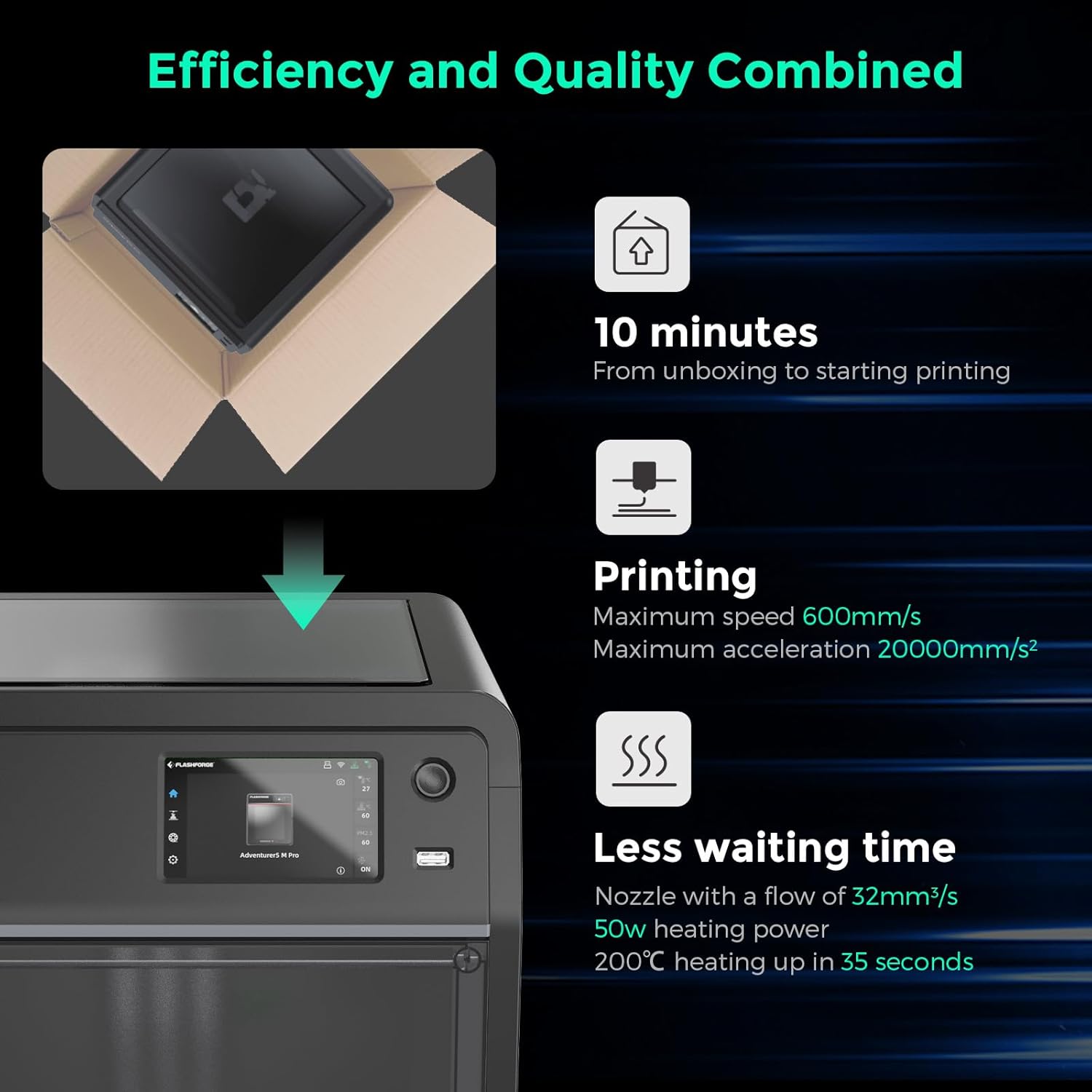 FLASHFORGE Adventurer 5M Pro 3D Printer Review High-Speed Precision and ...