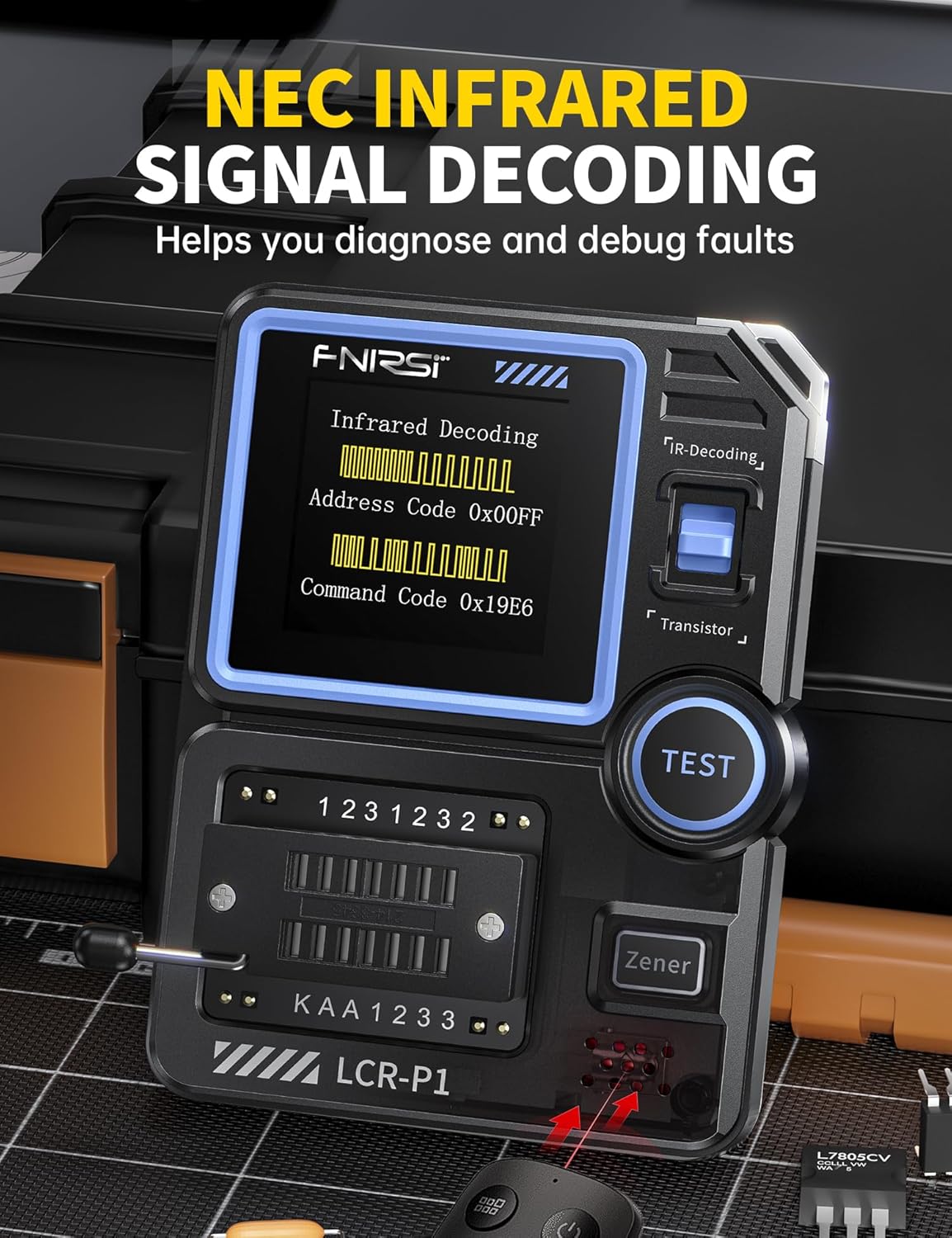 FNIRSI LCR-P1 Transistor Tester Review Comprehensive Insights for ...