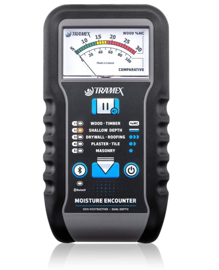 Tramex Moisture Encounter 5 Review Pinless Moisture Meter for Wood and ...